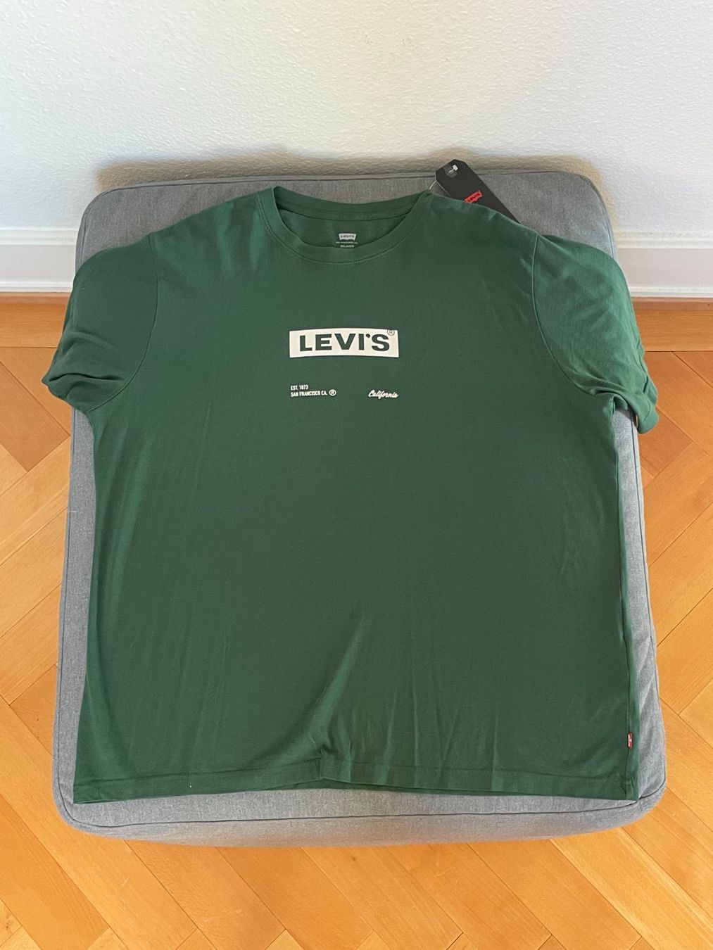 Levi’s T-shirt noir logo blanc – Relaxed fit – L (D'occasion) à ...