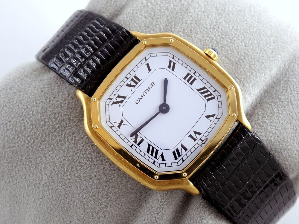 CARTIER PARIS TRIANON 18K HANDAUFZUG HERRENUHR (Gebraucht) in Zürich ...