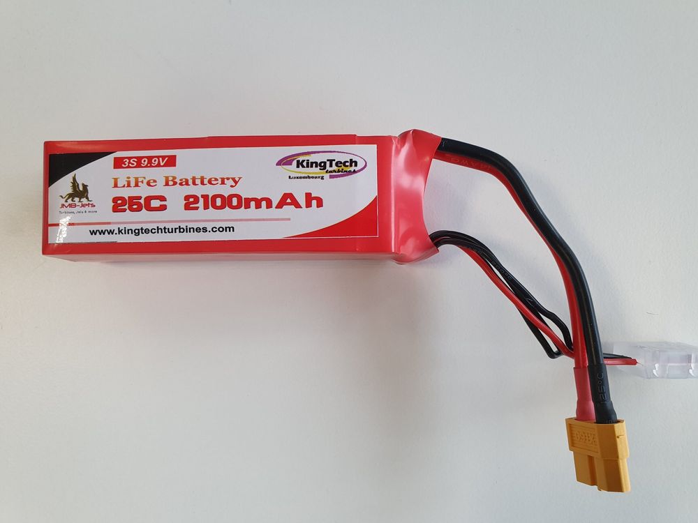 KingTech Turbinen-Akku LiFe 2100mAh 3S 9.9V 25C (Neu und ...