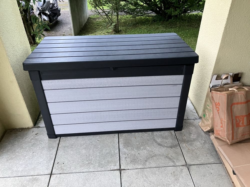 Kissenbox Gartenbox Keter Denali Duotech 62x122x70cm 2J. alt (Gebraucht) in Zollikerberg für CHF ...