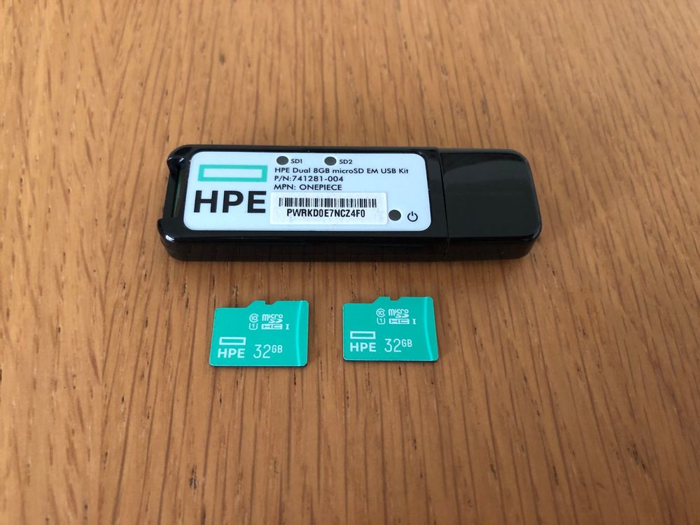 HPE E 32GB microSD Raid 1 USB Boot Drive (32GB) (Neu (gemäss ...
