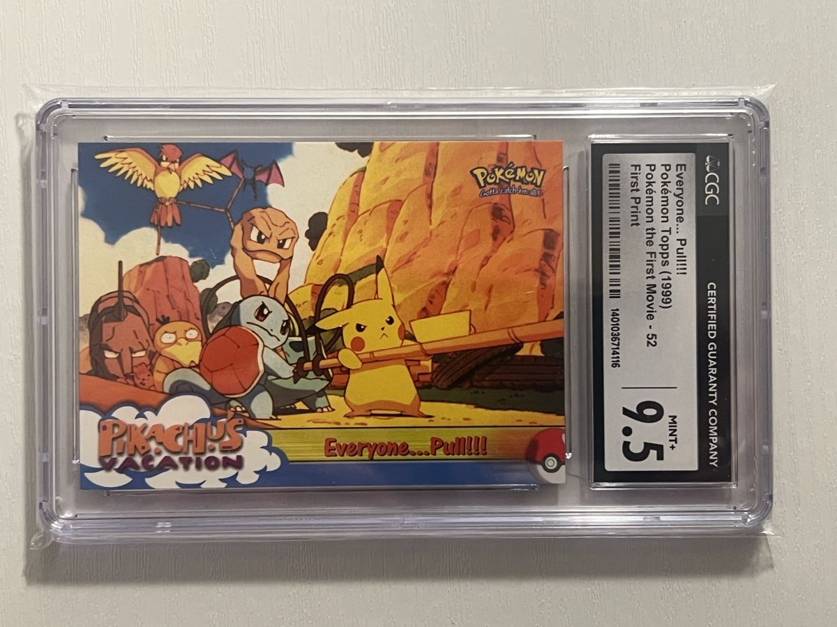 Pokemon Topps Karte Everyone Pull CGC 9.5 First Movie 1999 (Gebraucht ...