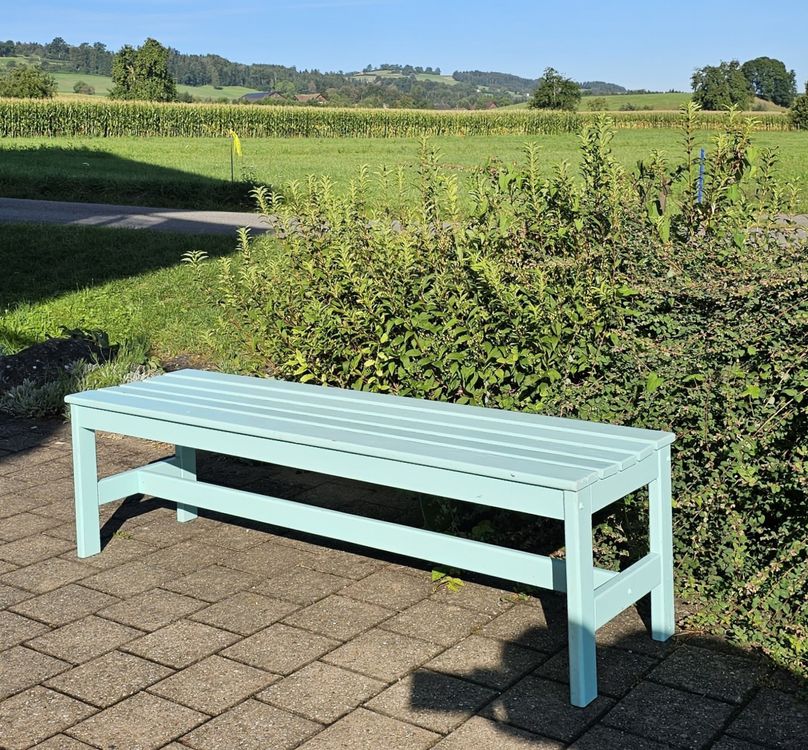 Mint Bench, Holzbank Sitzbank Gartenbank Massivholz (Gebraucht) in für ...