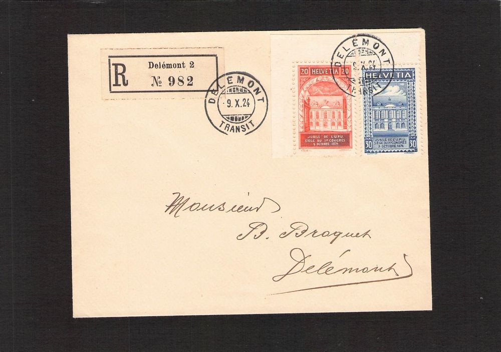 FDC R 50 Jahre Weltpostverein Nr. 167,168 , Top (Gebraucht) in ...