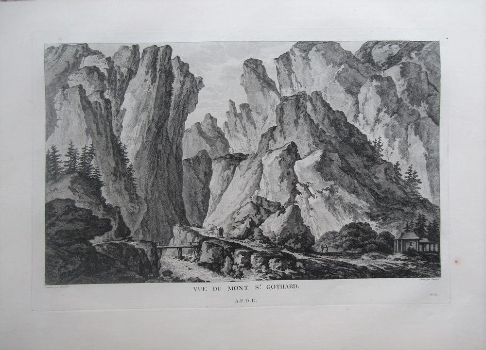 Gotthard Kupferstich von Chatelet 1780 (Gebraucht) in Rafz für CHF 40 – mit Lieferung auf ...