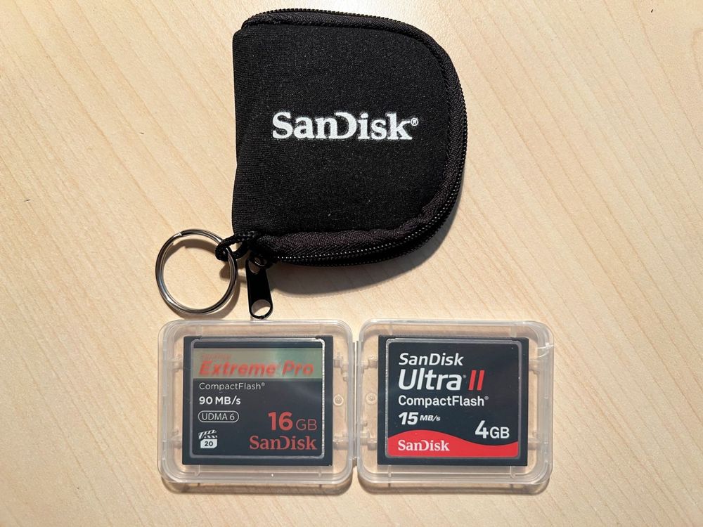 SanDisk Compact Flash 4GB und 16GB | Kaufen auf Ricardo
