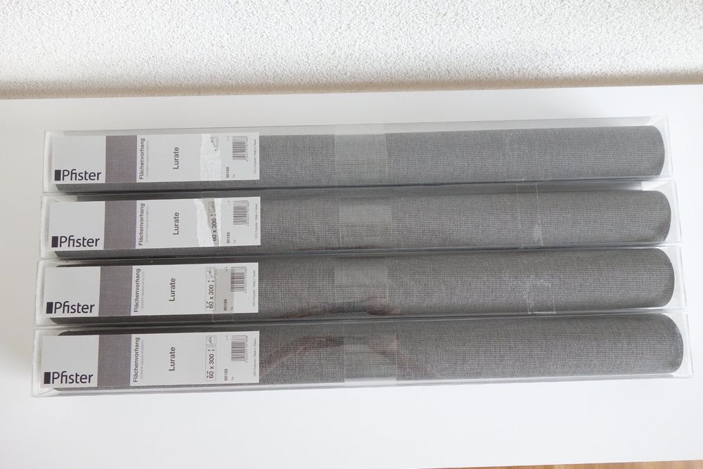 NEU 4 x Flächenvorhang von Pfister (Neu und originalverpackt) in St ...