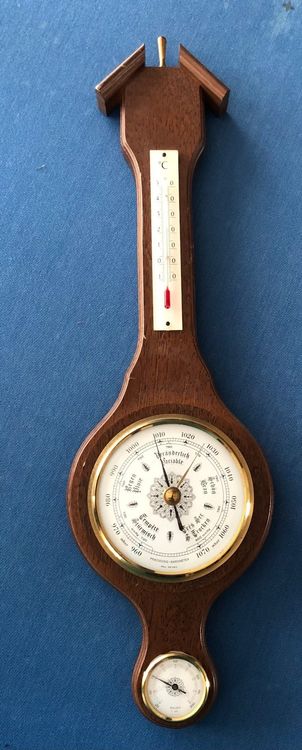 Wetterstation (Holz) mit Thermometer, Barometer, Hygrometer (Gebraucht) in Münchenbuchsee für ...