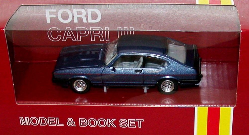 Ford Capri MK3, CORGI MODEL & BOOK SET 1:43 (Neu und originalverpackt ...