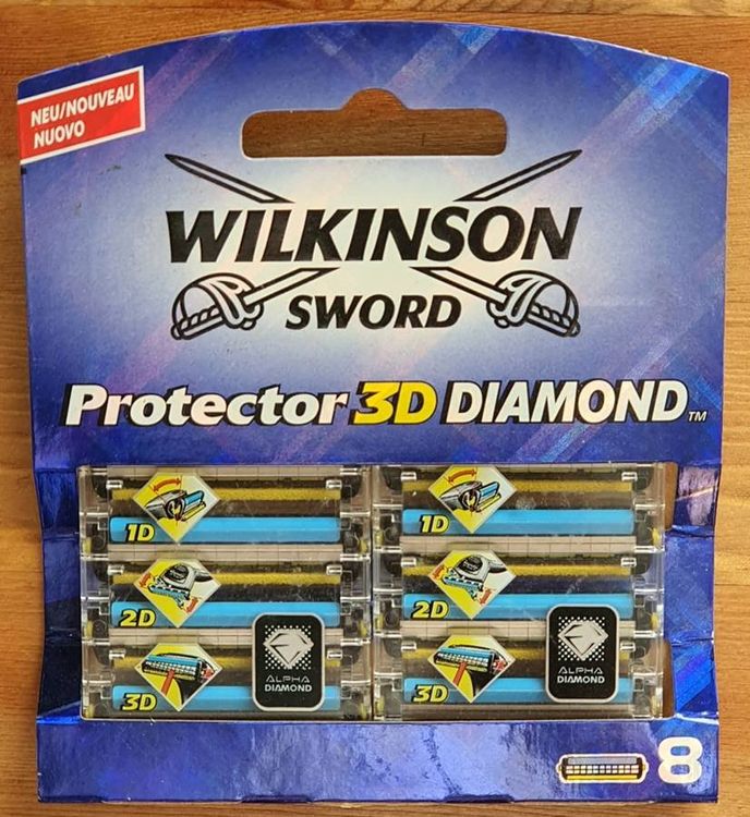 WILKINSON Sword 3D DIAMOND – Rasierer 8 Ersatzklingen – NEU! (Neu und ...