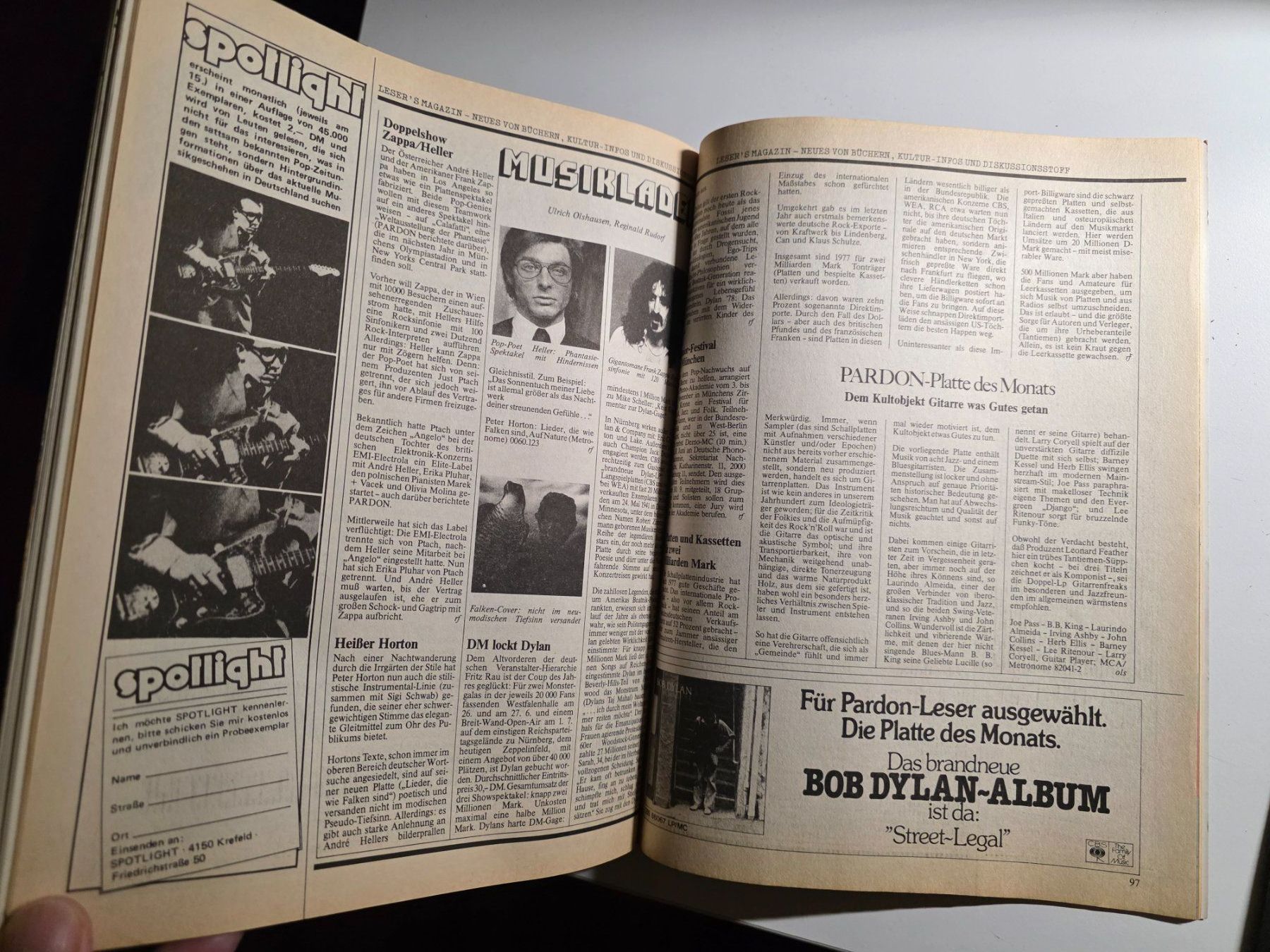 Vintage Kult Zeitschrift PARDON 1978 Comic Cartoon Manta (Gebraucht) in ...