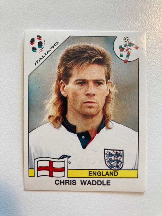 Panini Italia 1990 Chris Waddle England OM Marseille (Gebraucht) in ...