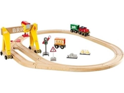 BRIO - 33048 Freight Crane Set / Circuit transport de marcha (Gebraucht ...
