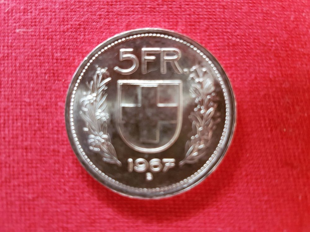 5 Franken Silbermünzen Jahrgang 1967 ab nur 1 Franken !! (Gebraucht) in Camignolo für CHF 9 ...