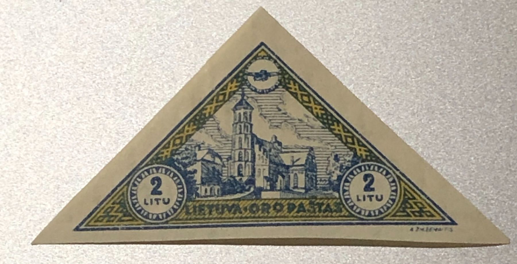 Briefmarken aus Litauen Flugzeug über die memel Ungestempelt (Gebraucht ...