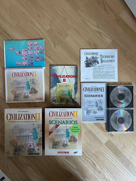 Civilization 2 + Szenario add-on - PC CD-Rom - komplett (Gebraucht) in ...