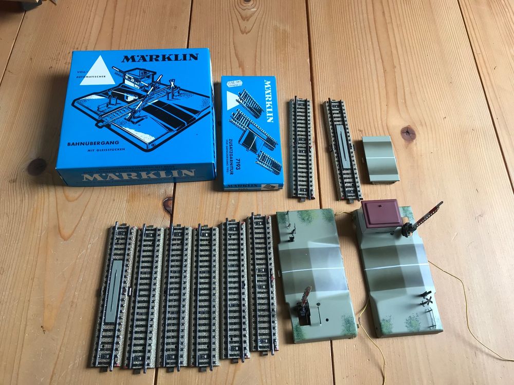 märklin 7192 und 7193, vollautomatischer übergang mit zusatz | Kaufen auf Ricardo