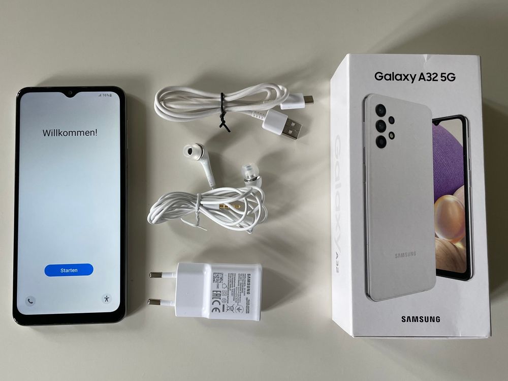 Samsung Galaxy A32 5G, 128GB, Dual-SIM, 4GB RAM, weiss | Acheter sur Ricardo