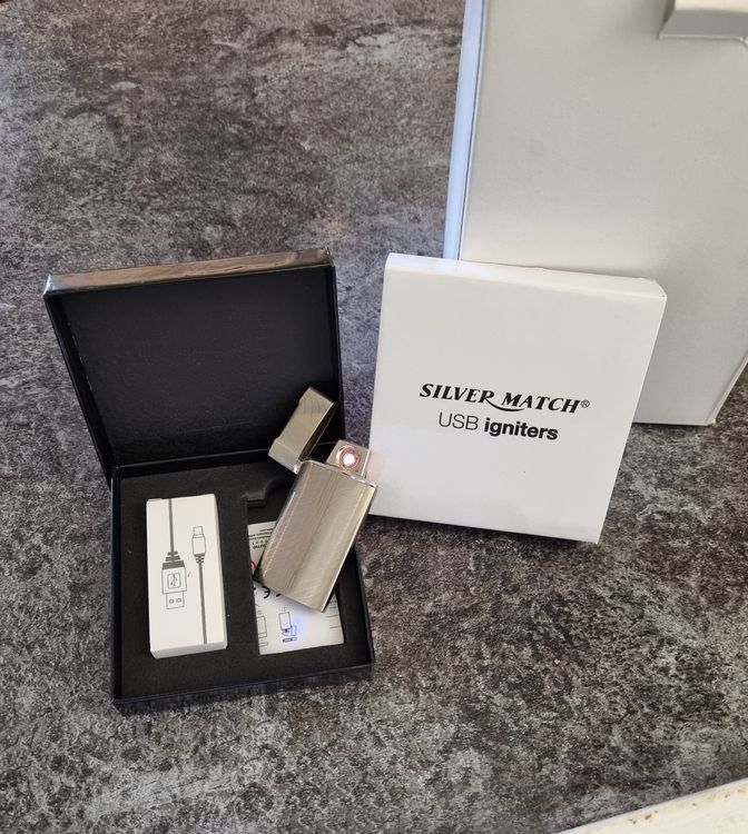 Silver Match USB Feuerzeug | Kaufen auf Ricardo