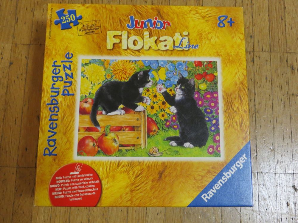Puzzle Ravensburger 250 Teile - Katzen Junior Flokati Line | Kaufen auf ...
