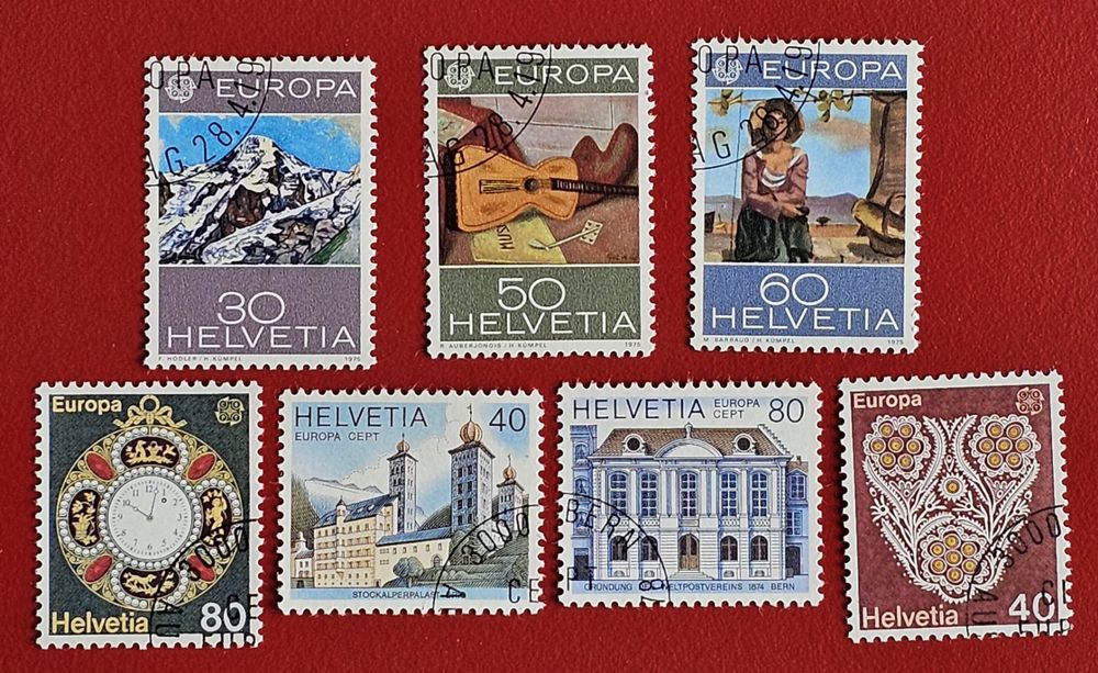 EUROPA CEPT 565 566 567 1975 576 577 1976 607 608 1978 ET | Acheter sur Ricardo