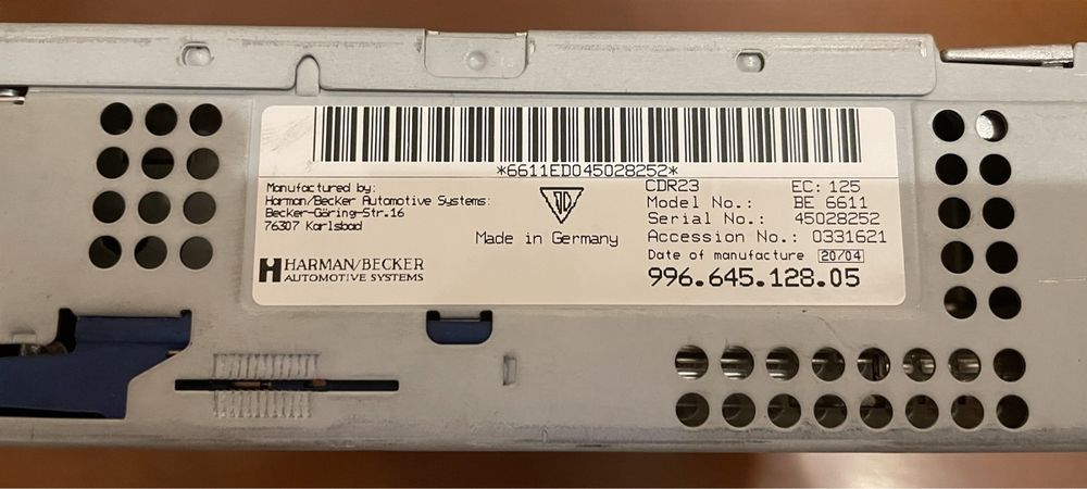 Autoradio d’origine Porsche CDR23 | Kaufen auf Ricardo
