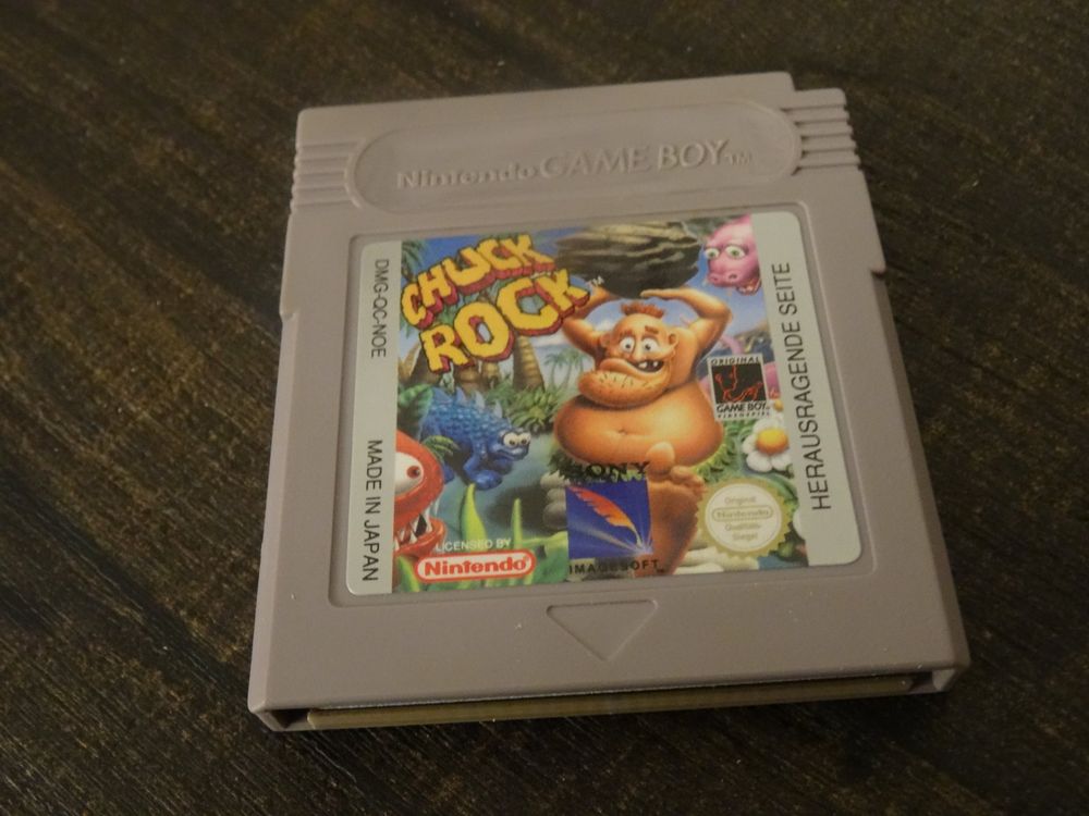 Chuck Rock GAMEBOY NOE (Gebraucht) in Olten für CHF 40 – mit Lieferung ...