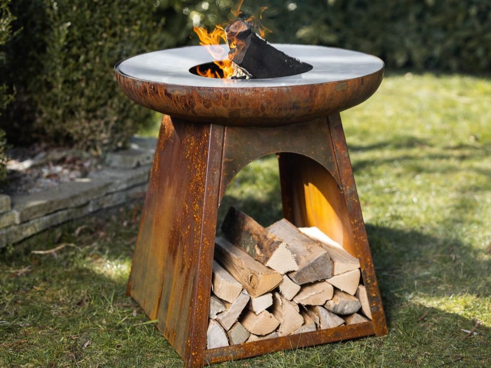 Feuerstelle Grill Feuerring Rost Feuerkorb Garten TOP UP (Neu (gemäss ...