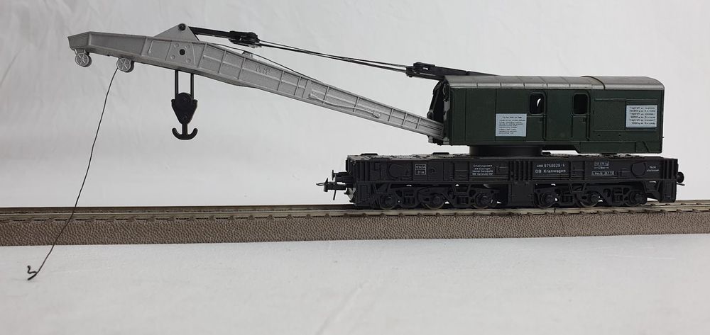 Roco 44316A DB Kranwagen , Bastler (Defekt) in Seon für CHF 1 – mit ...