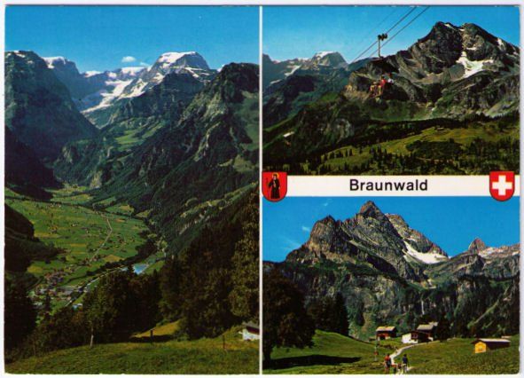 Braunwald - 3 Bild AK (Gebraucht) in Binningen für CHF 1 – mit ...