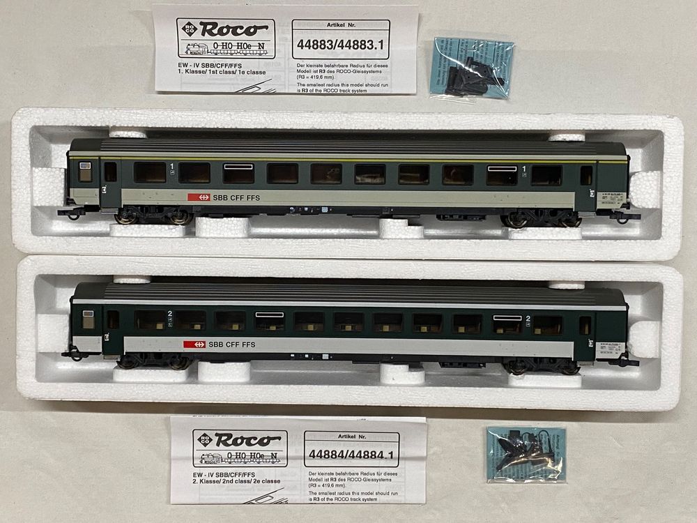 Roco 44883.2 und 44884 (H0 GS) SBB EW IV A und B (Gebraucht) in Zürich für CHF 121 – mit ...
