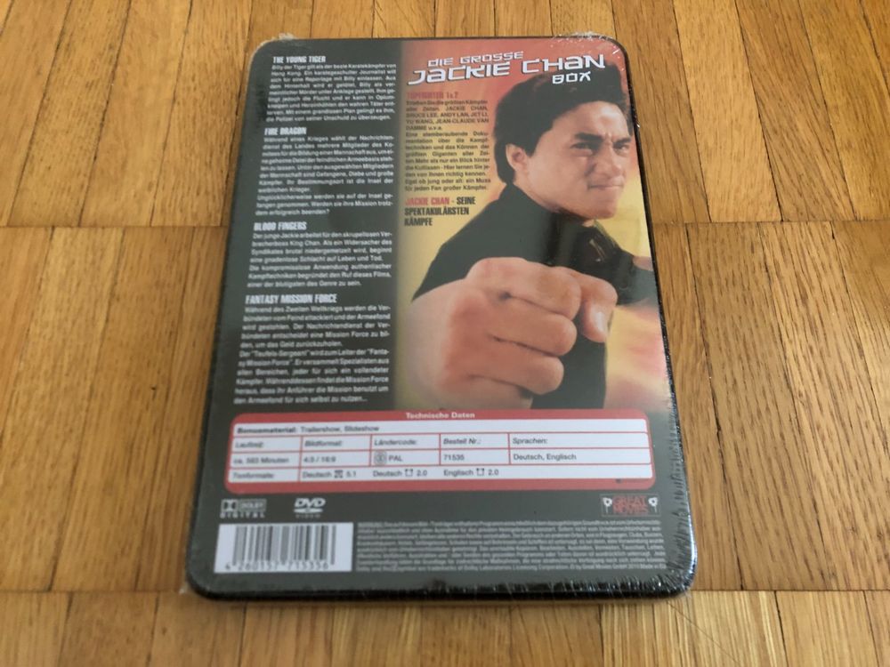 Die Grosse Jackie Chan Box - 4 Filme - UNCUT (Neu und originalverpackt ...