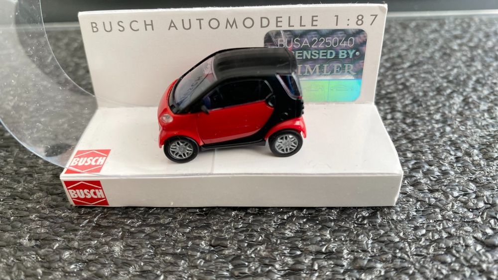 Busch Modell 48900 180 OVP Smart City Coupé rot-schwarz 1:87 | Kaufen ...