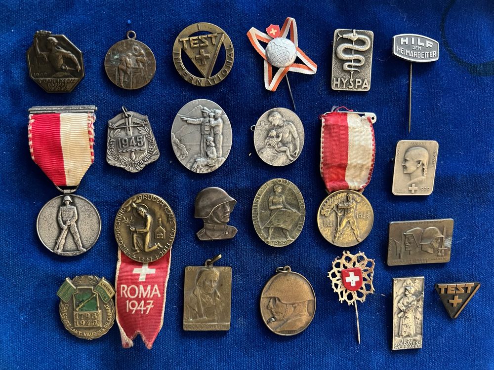 Sammlung antike Abzeichen Schweiz 22 Stück (KoA2) | Kaufen auf Ricardo