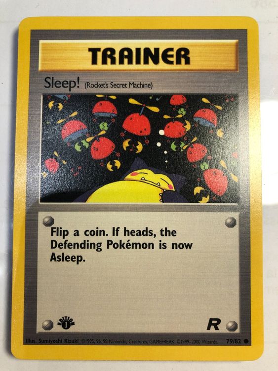 Sleep! 1st Team Rocket - MINT - ab 1.- | Kaufen auf Ricardo
