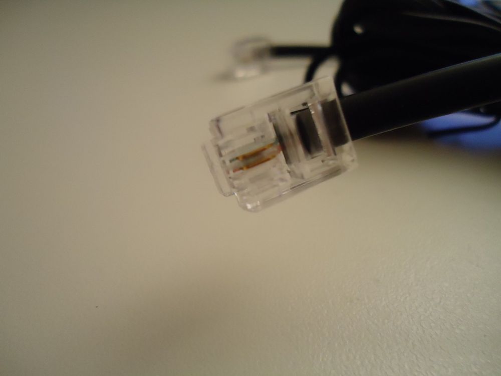 3Telefonkabel RJ11 zu RJ11 mit Adapter TT83 (Gebraucht) in für CHF 3 ...