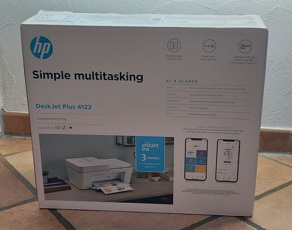 Drucker und Scanner und Kopierer HP Plus 4122 (Gebraucht) in ...