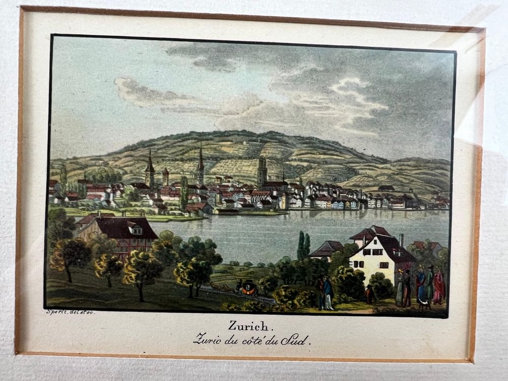 Alte Zürich Landschaft Grafik (Gebraucht) in Neuhausen am Rheinfall für CHF 10 – mit Lieferung ...