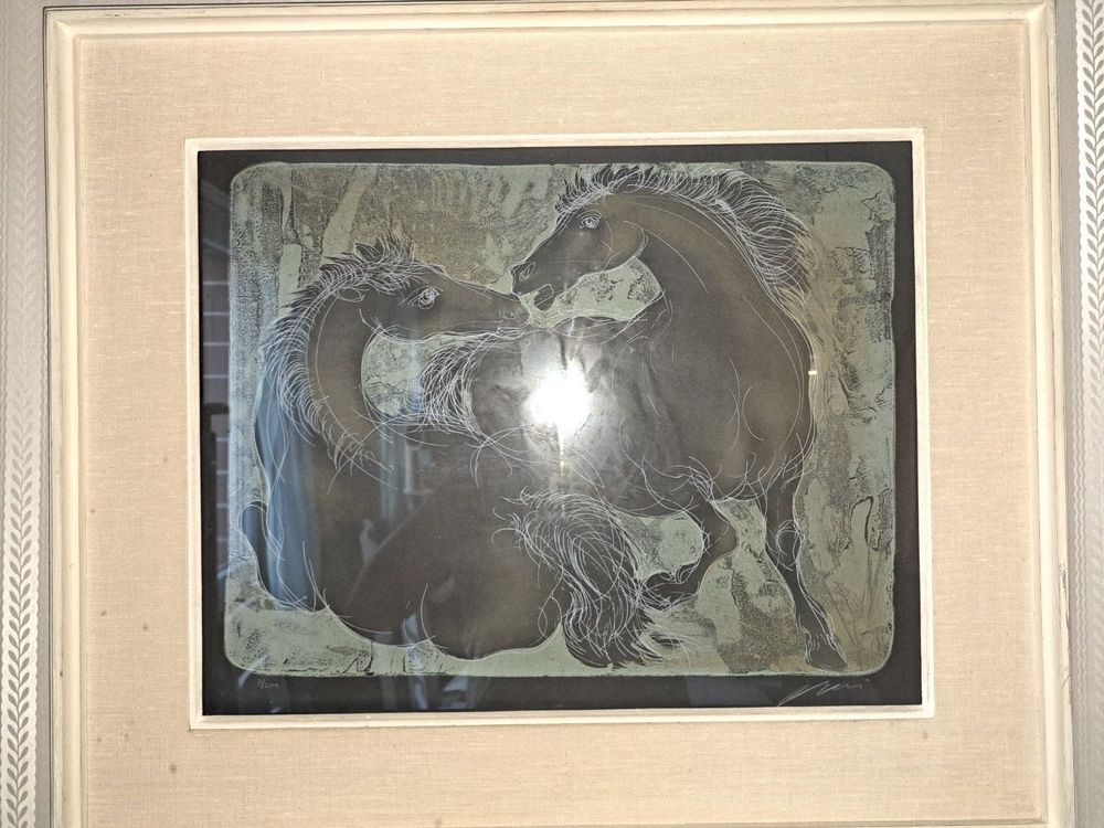 Hans Erni, 2 Pferde mit Original Unterschrift (Gebraucht) in Laupen BE für CHF 200 – nur ...