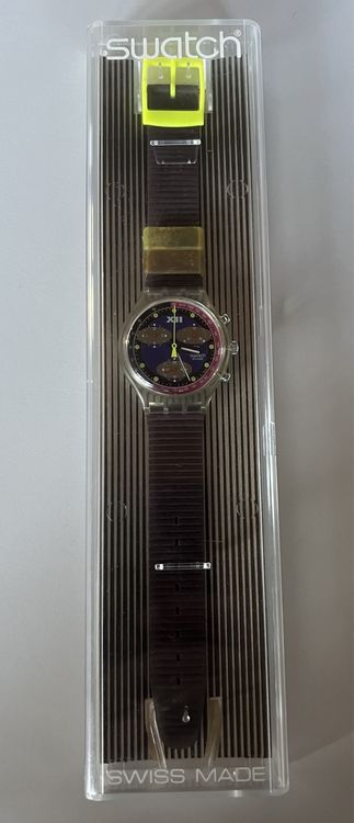 Swatch Chrono Blue Chip SCK101 Vintage 1993 (Neu (gemäss Beschreibung ...