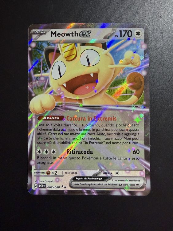 Pokemon Meowth EX 062/088 - POR - ITA (Neu (gemäss Beschreibung)) in ...