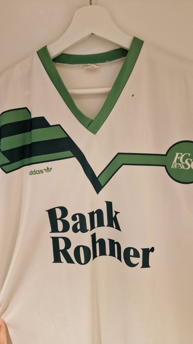 Vintage FC St. Gallen Trikot 1989/1990 - Bank Rohner (Gebraucht) in ...