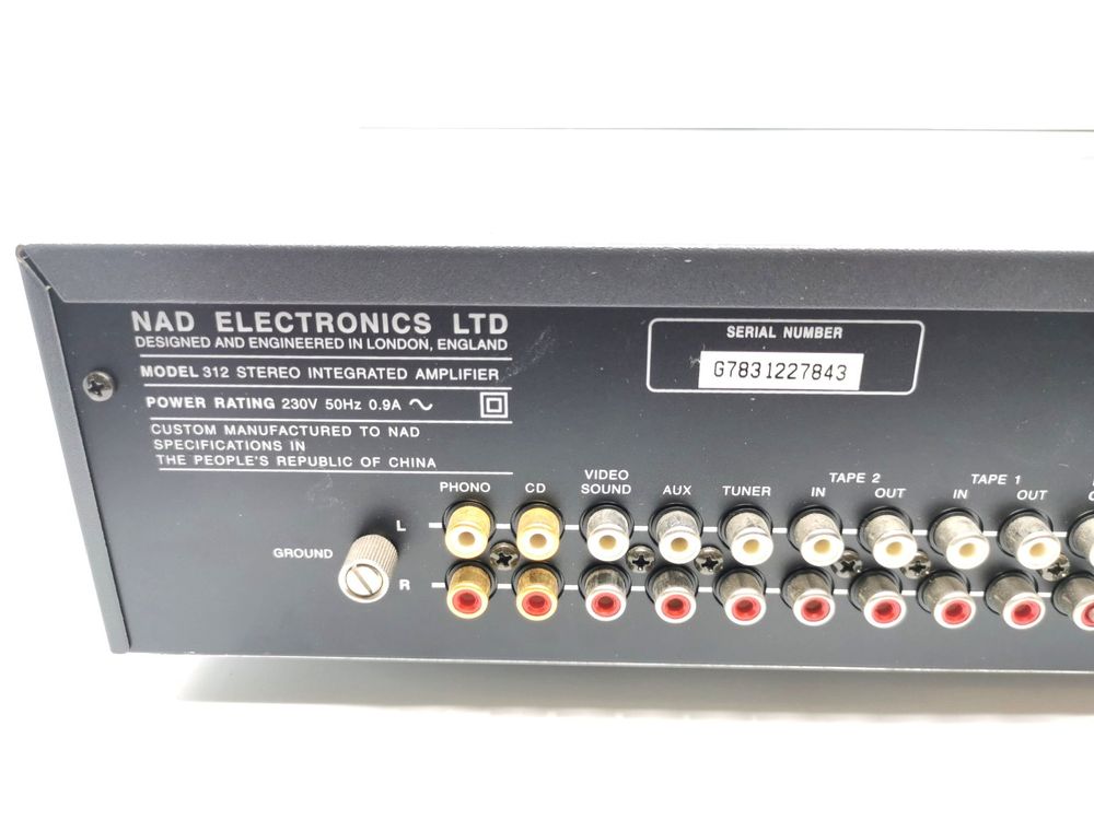 NAD Stereo Integrated Amplifier 312- Top zustand (Gebraucht) in Lutry ...