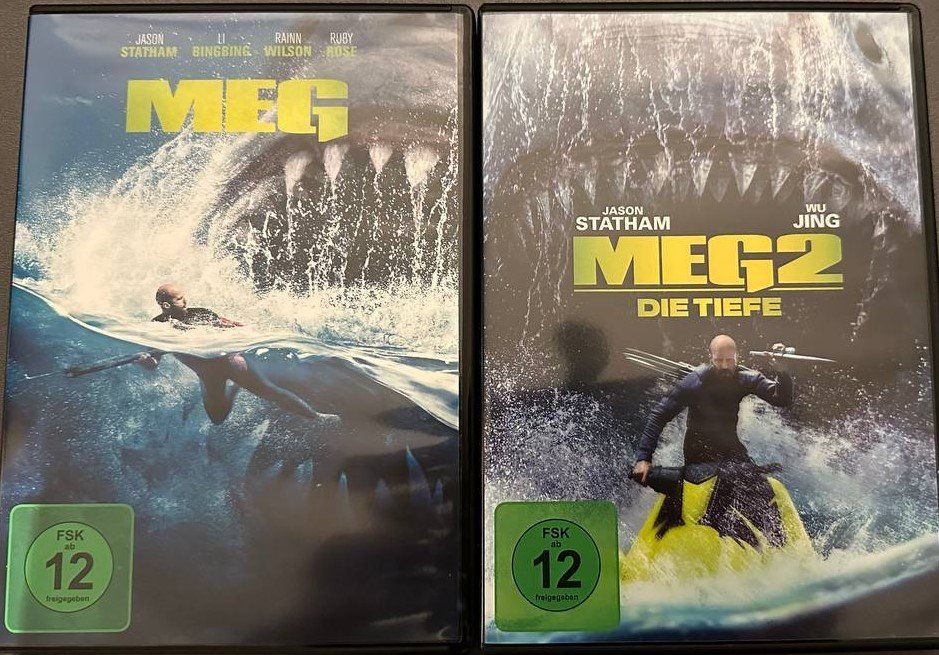 DVD The Meg 1+2 Hai Thriller Action Jason Statham | Kaufen auf Ricardo