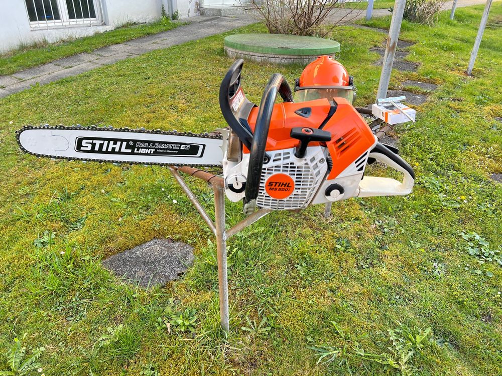 Profi Starke STIHL MS 500i W, mit GriefHeizung, Schwert 50cm (Gebraucht ...