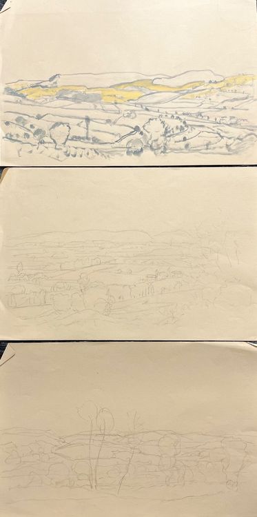 3x Rudolf Müller (1892-1972) Mischtechnik (Gebraucht) in Hochdorf für CHF 20 – mit Lieferung auf ...