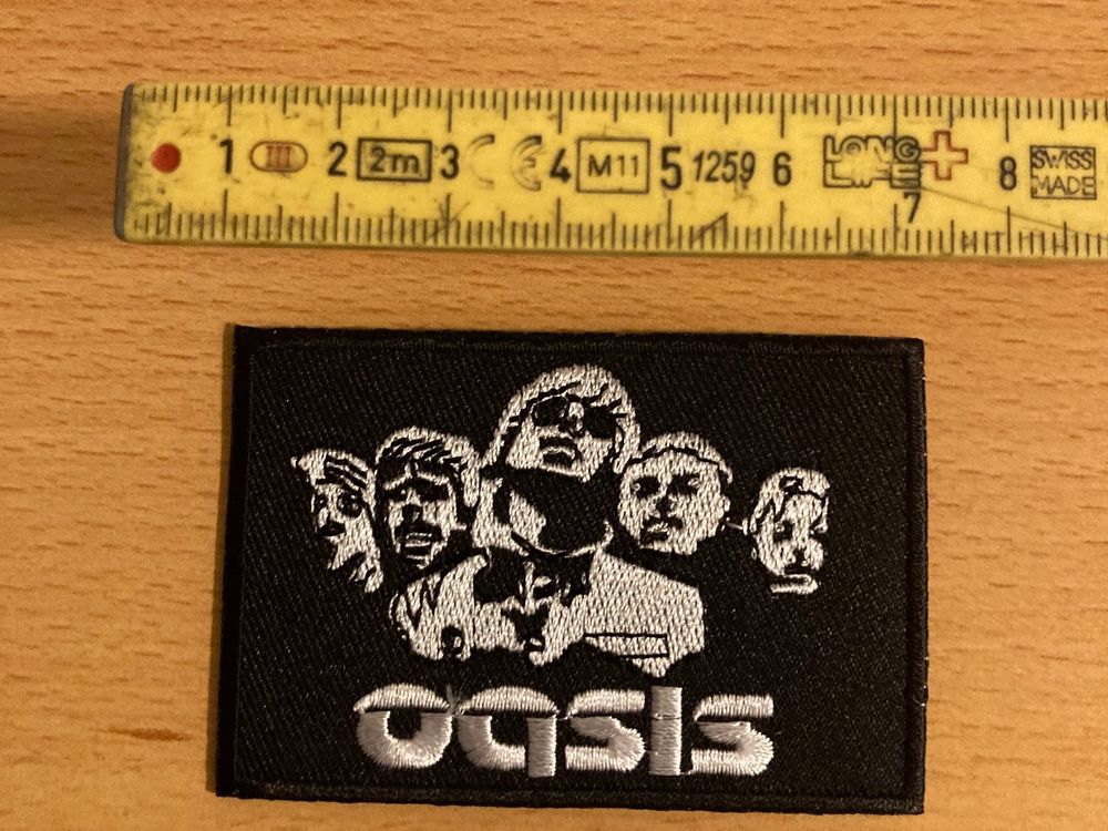 Oasis - Patch Sticker Aufnäher Rock Punk Metal (Neu (gemäss ...