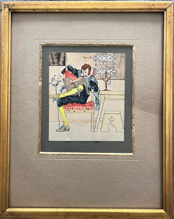 Antike Kämpfer Aquarell Unleserlich Signiert (Gebraucht) in Hochdorf für CHF 5 – mit Lieferung ...