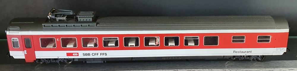 ROCO:DC: SBB EW IV SPEISEWAGEN MIT FIGUREN UND LICHT (Gebraucht) in Biglen für CHF 25 – mit ...