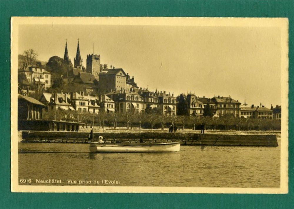 Neuchâtel, Vue prise de l'Evole (Gebraucht) in Sargans für CHF 1 – mit Lieferung auf Ricardo kaufen